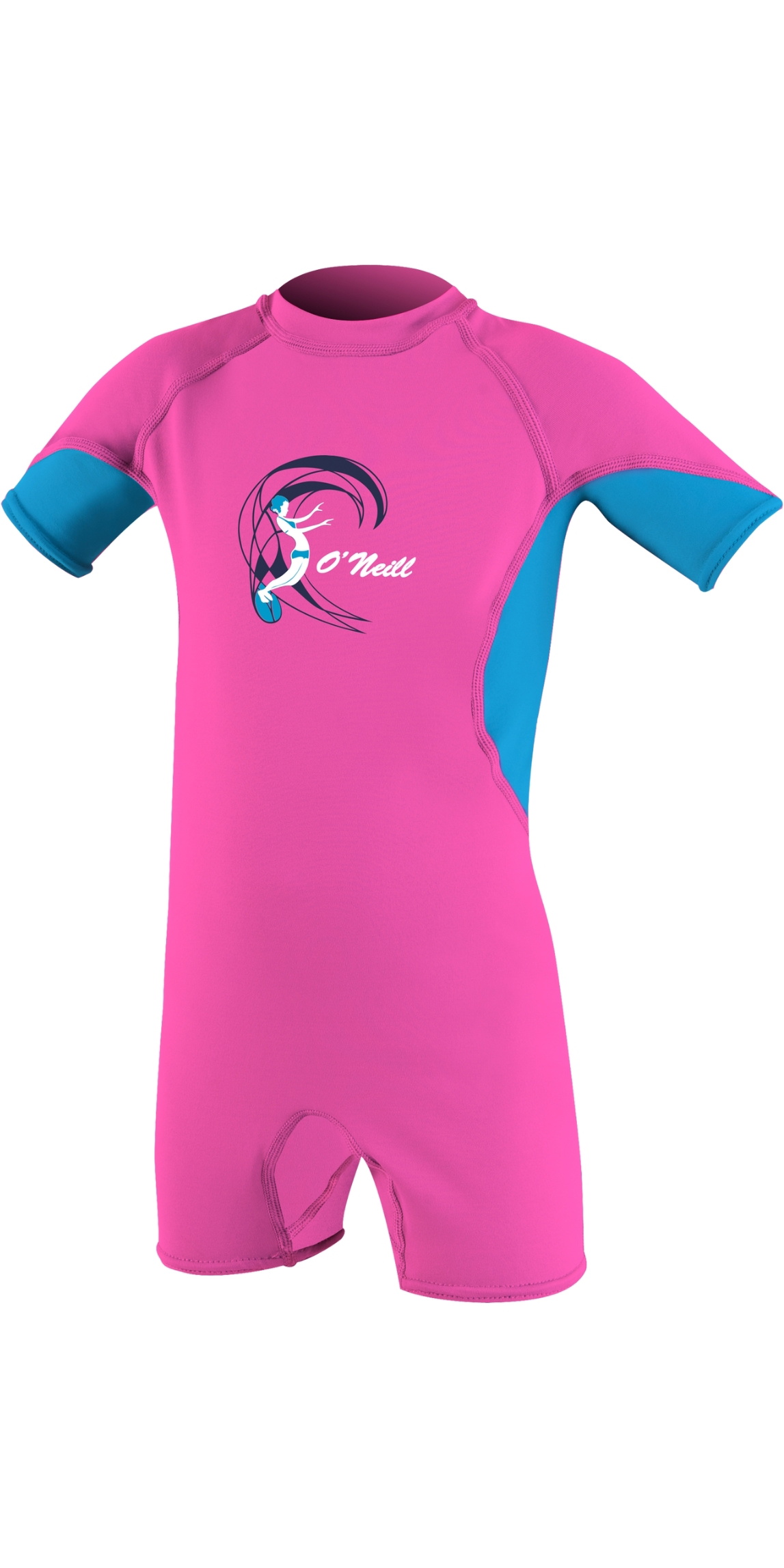 2025 O'Neill Junior O'Zone UV Sun Suit 5298G - Berry / Sky / White - Wetsuits | Wetsuit Outlet